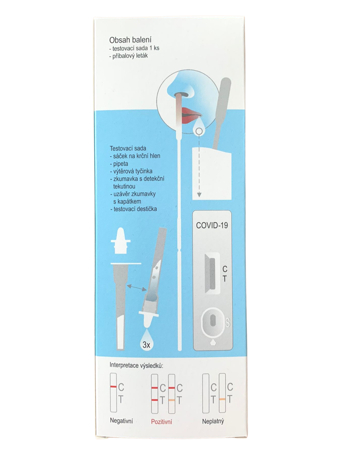 NEWGENE Rapid Test 3 v 1- na COVID 19 - 1 ks | TonerPartner.cz