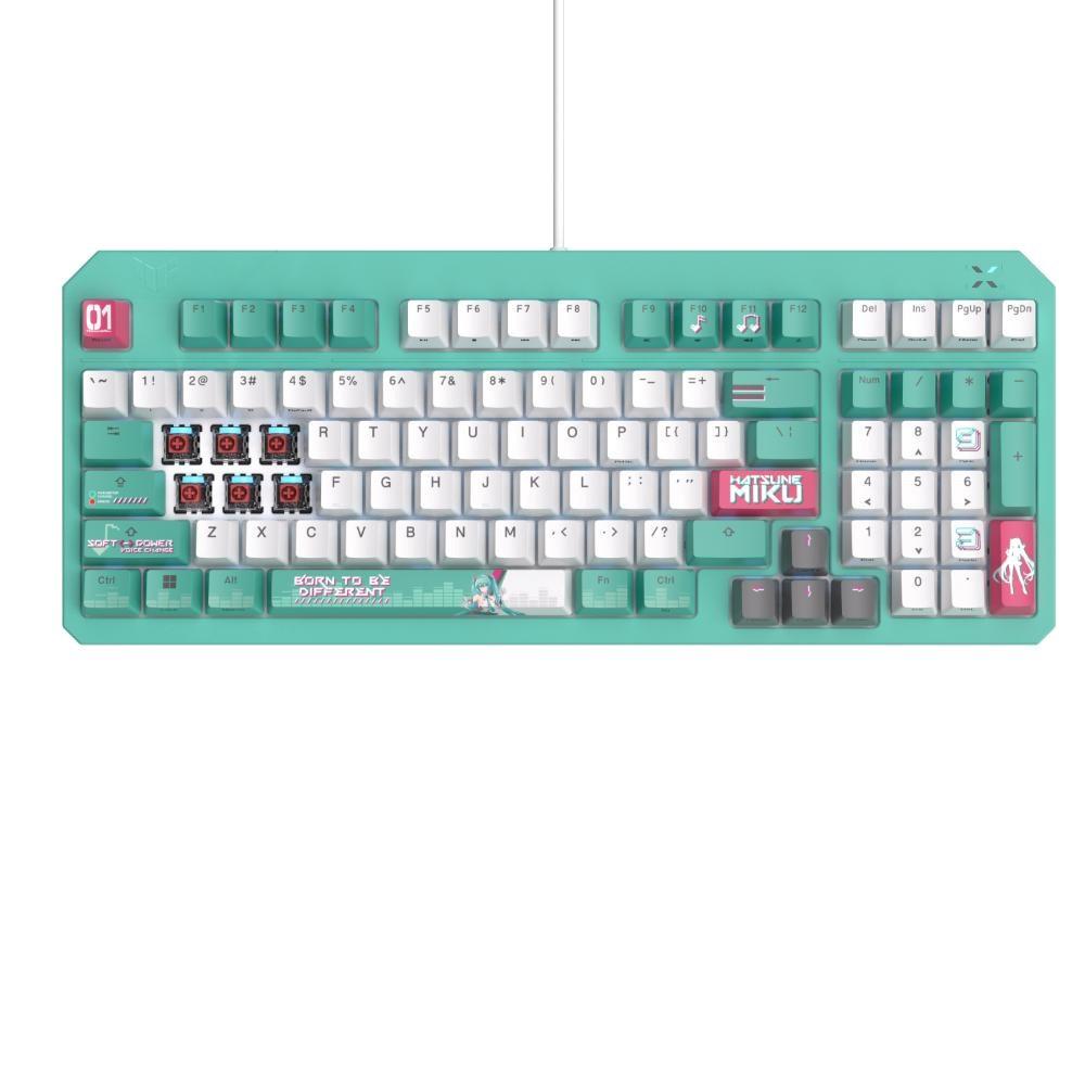 ASUS klávesnice TUF Gaming K3 GEN II Hatsune Miku Edition, mechanická ...