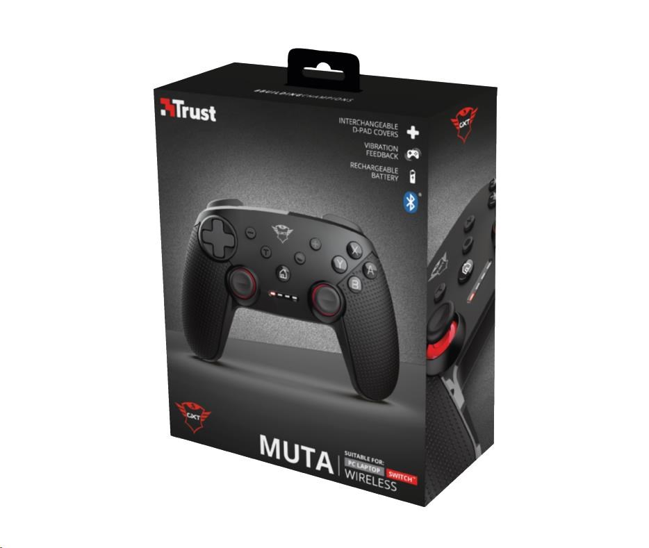 TRUST Gamepad GXT 1230 Muta Wireless Controller for PC and Nintendo ...